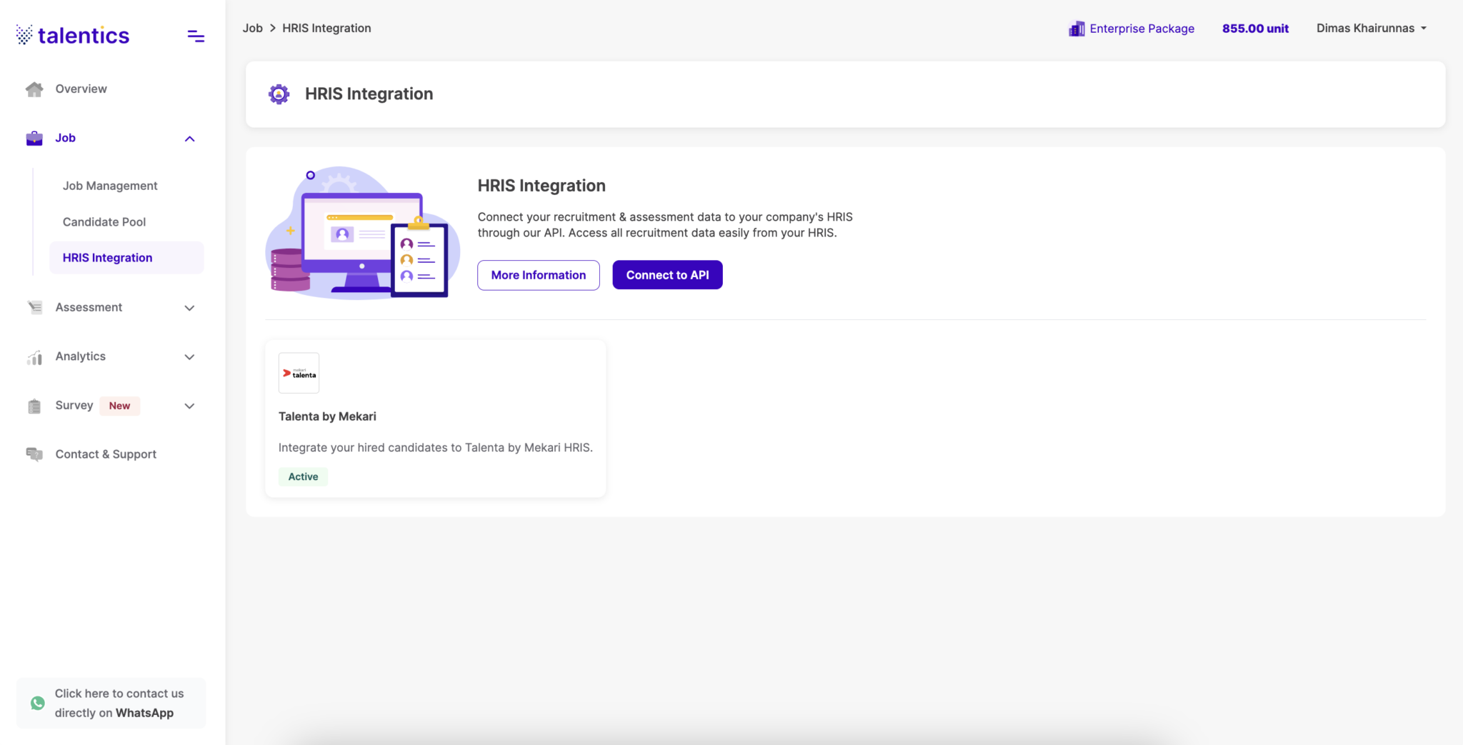 HRIS Integration – Integrasi Platform Talentics dengan HRIS Perusahaan ...